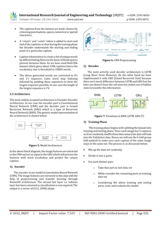 Automated Image Captioning – Model Based on CNN – GRU Architecture ...