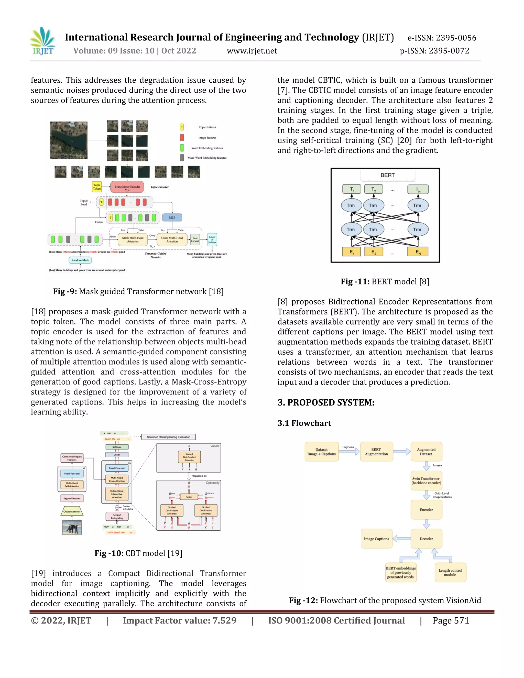 IMAGE CAPTIONING USING TRANSFORMER: VISIONAID | PDF