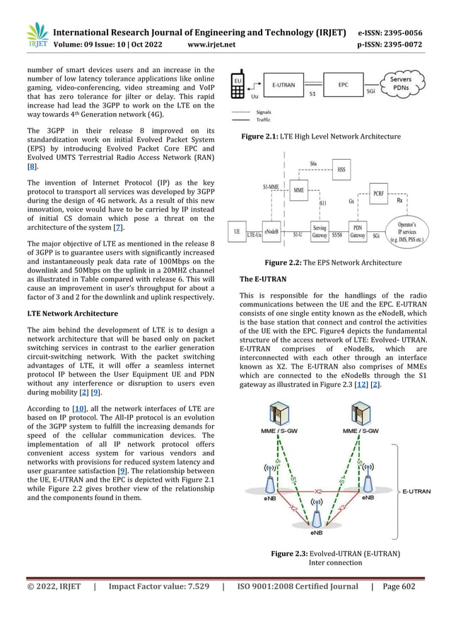 “performance Analysis Of An Lte 4g Network Running Multimedia Applications” Pdf