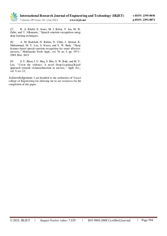 SPEECH EMOTION RECOGNITION USING LSTM | PDF