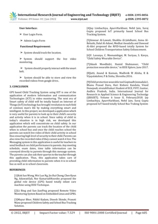 GPS BASED VULNERABLE CHILD TRACKING SYSTEM | PDF