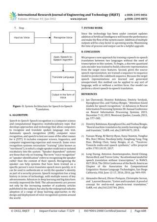 Real Time Direct Speech-to-Speech Translation | PDF