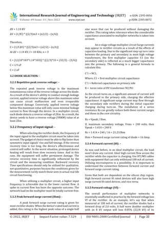 ZVS Circuit based – Cockcroft Walton High Voltage DC Generator | PDF