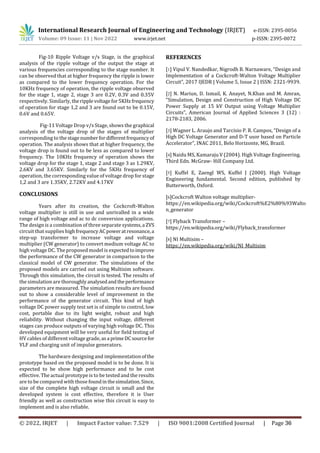 ZVS Circuit based – Cockcroft Walton High Voltage DC Generator | PDF