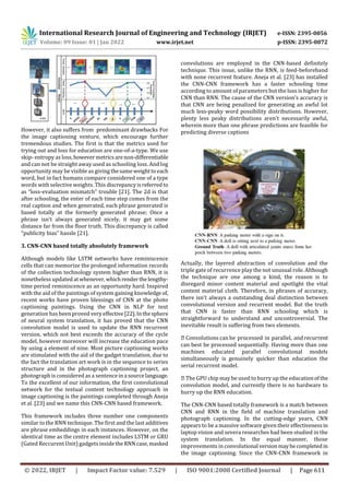 Image Captioning based on Artificial Intelligence | PDF