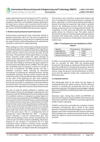 Image Captioning based on Artificial Intelligence | PDF