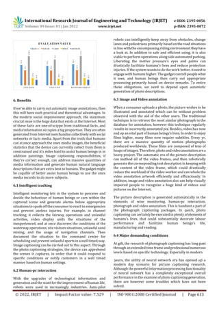 Image Captioning based on Artificial Intelligence | PDF