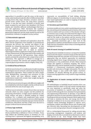 Landslide hazard zonation and evaluation using GIS and remote sensing: A Review | PDF
