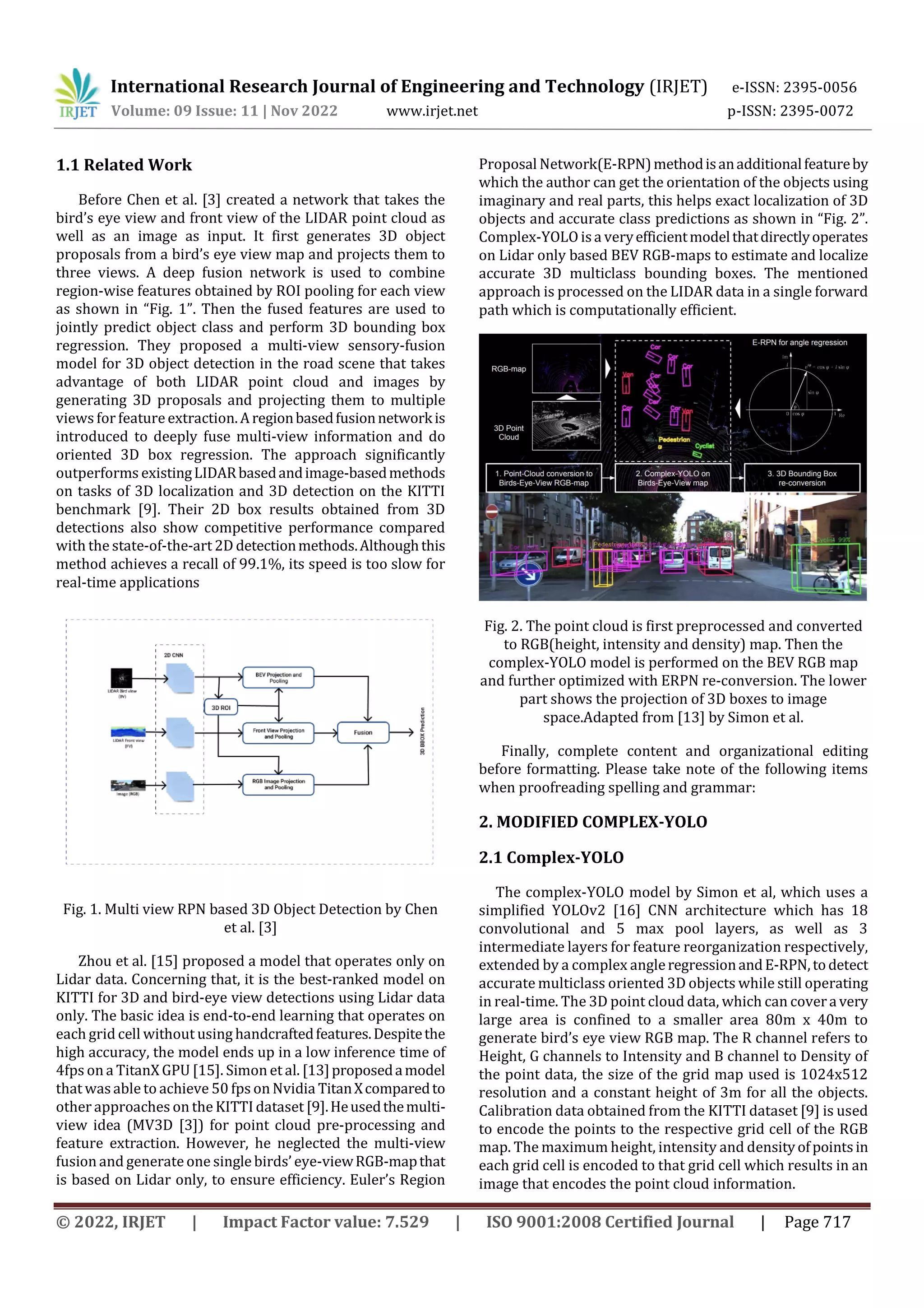 Real Time 3d Object Detection On Lidar Point Cloud Using Complex Yolo