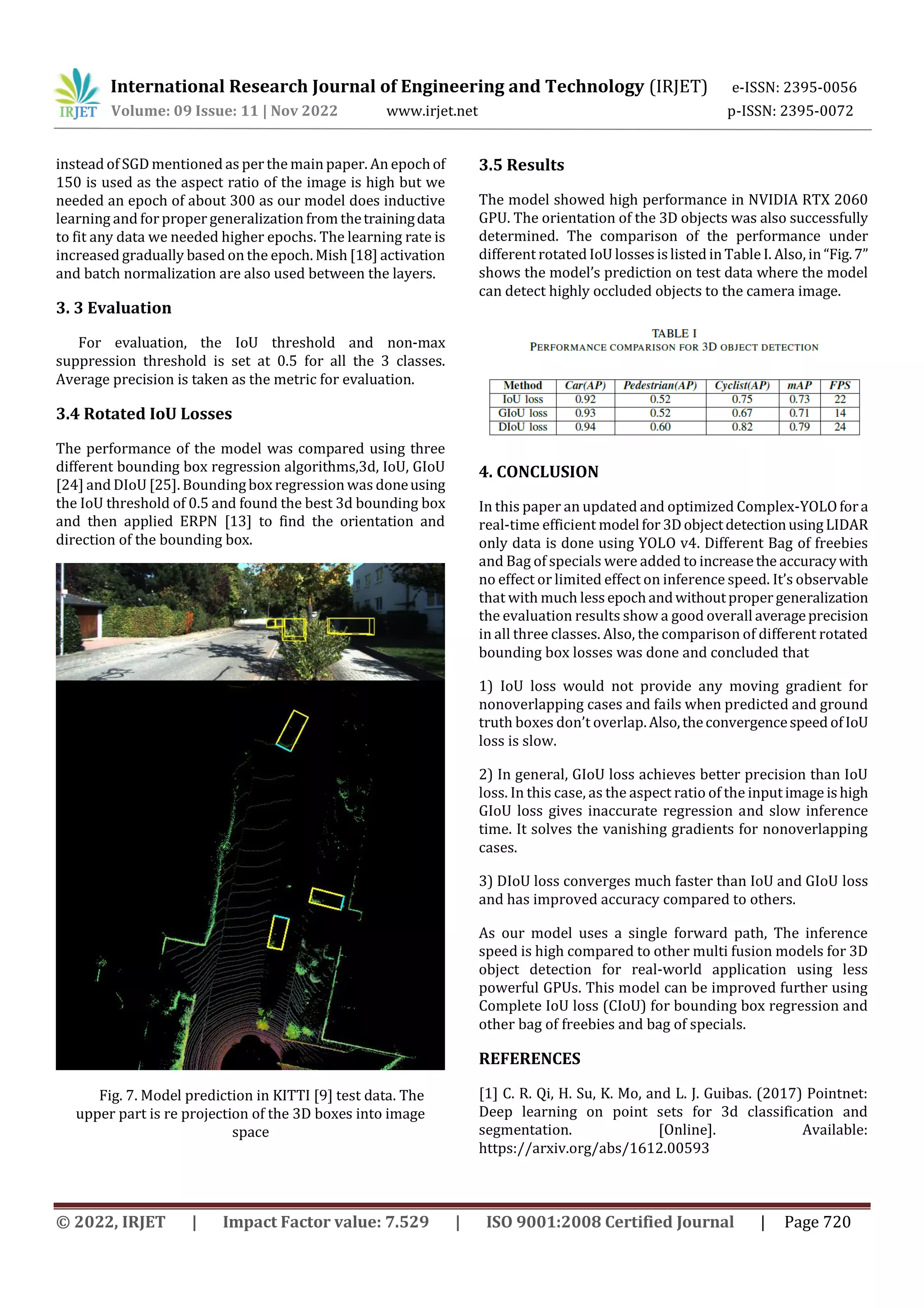 Real Time 3d Object Detection On Lidar Point Cloud Using Complex Yolo V4 Pdf 5787