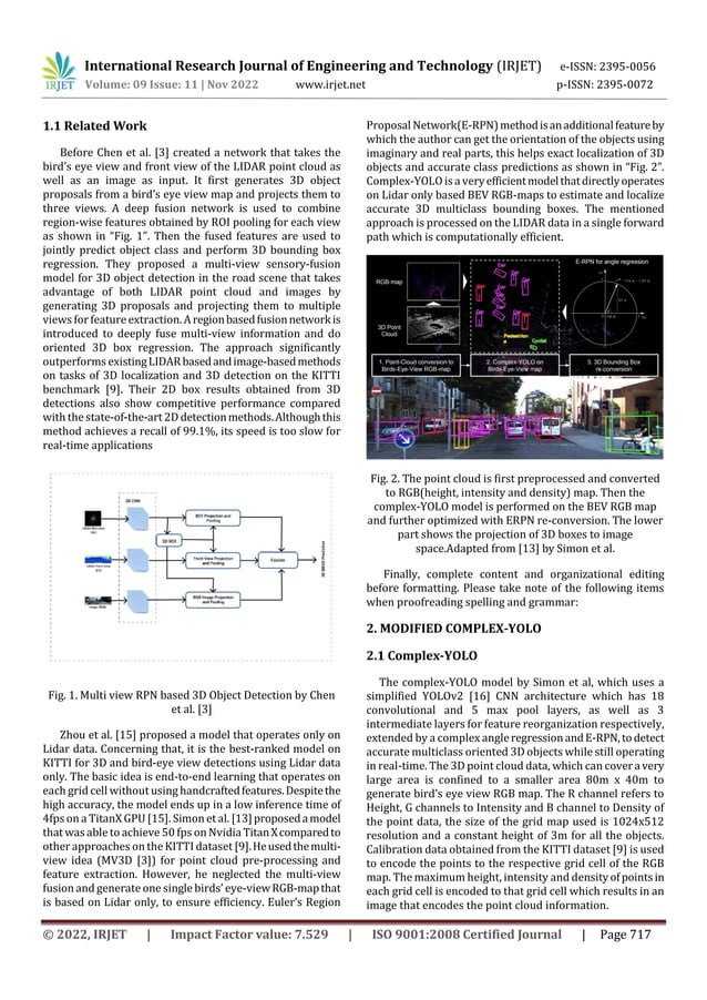 Real-time 3D Object Detection on LIDAR Point Cloud using Complex- YOLO V4 | PDF