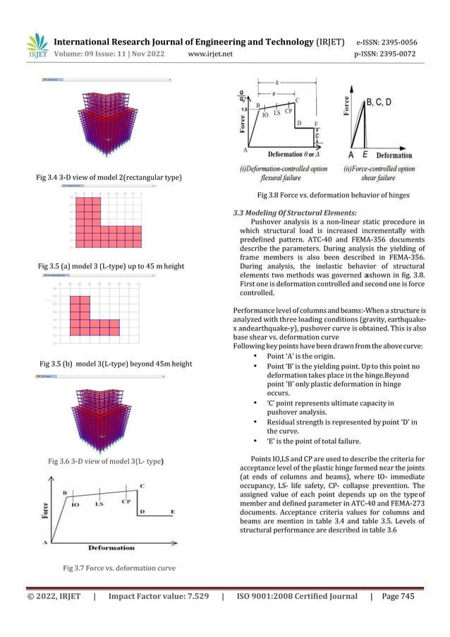 Performance Of Multistoried (20 Storey) RCC Setback Buildings By Using Pushover Analysis | PDF