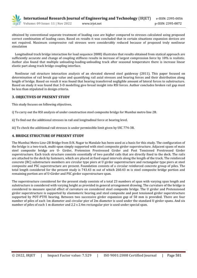 Rail Structure Interaction Analysis of Steel Composite Metro Bridge ...