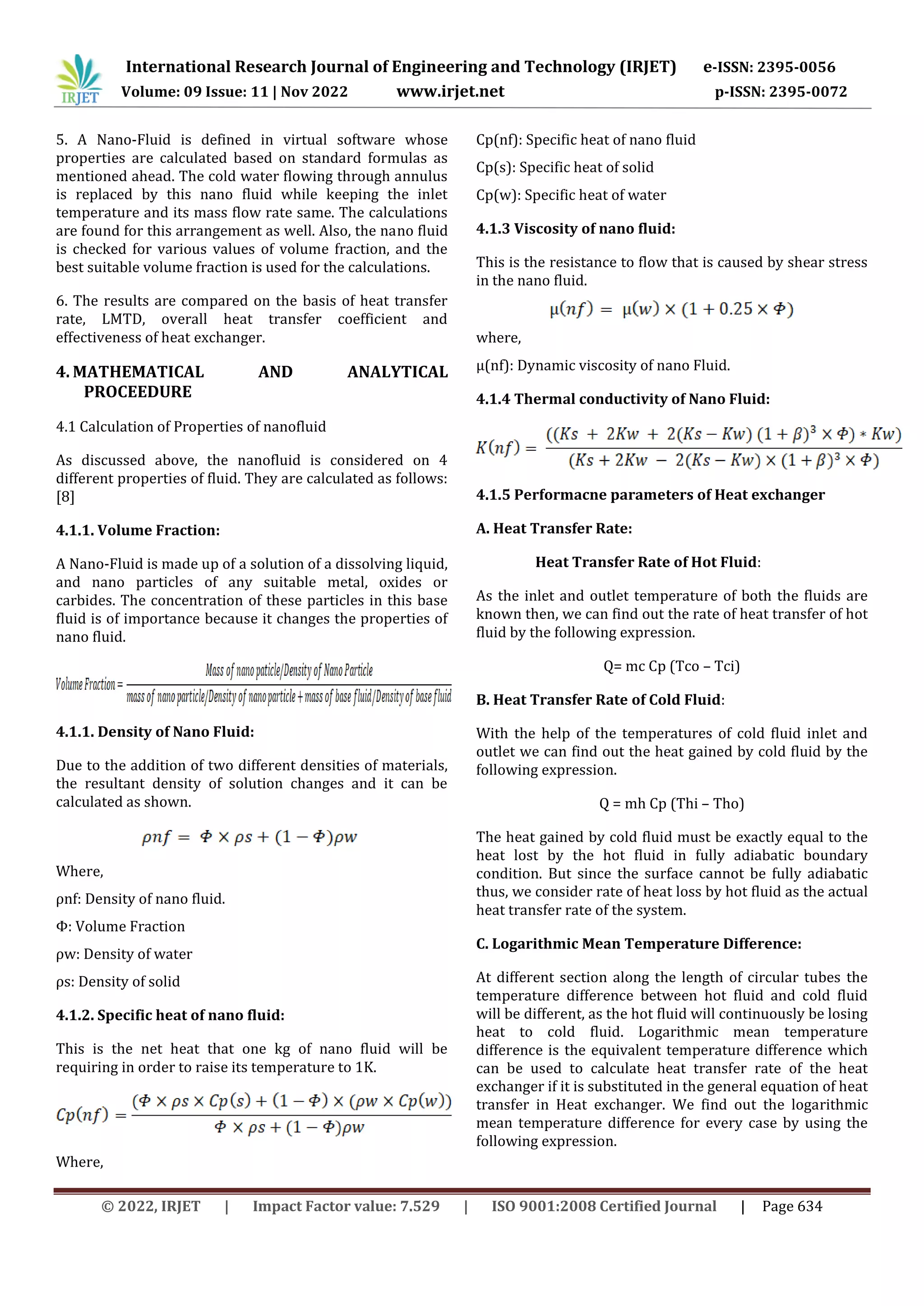 Comparative computational performance Analysis of shell and tube heat exchanger with and without ...