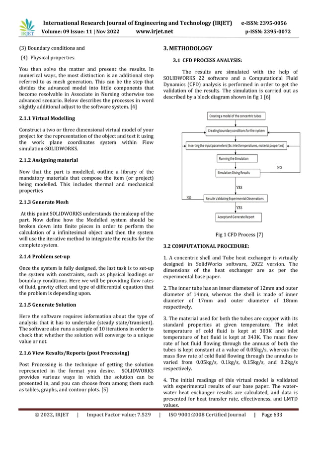 Comparative computational performance Analysis of shell and tube heat exchanger with and without ...