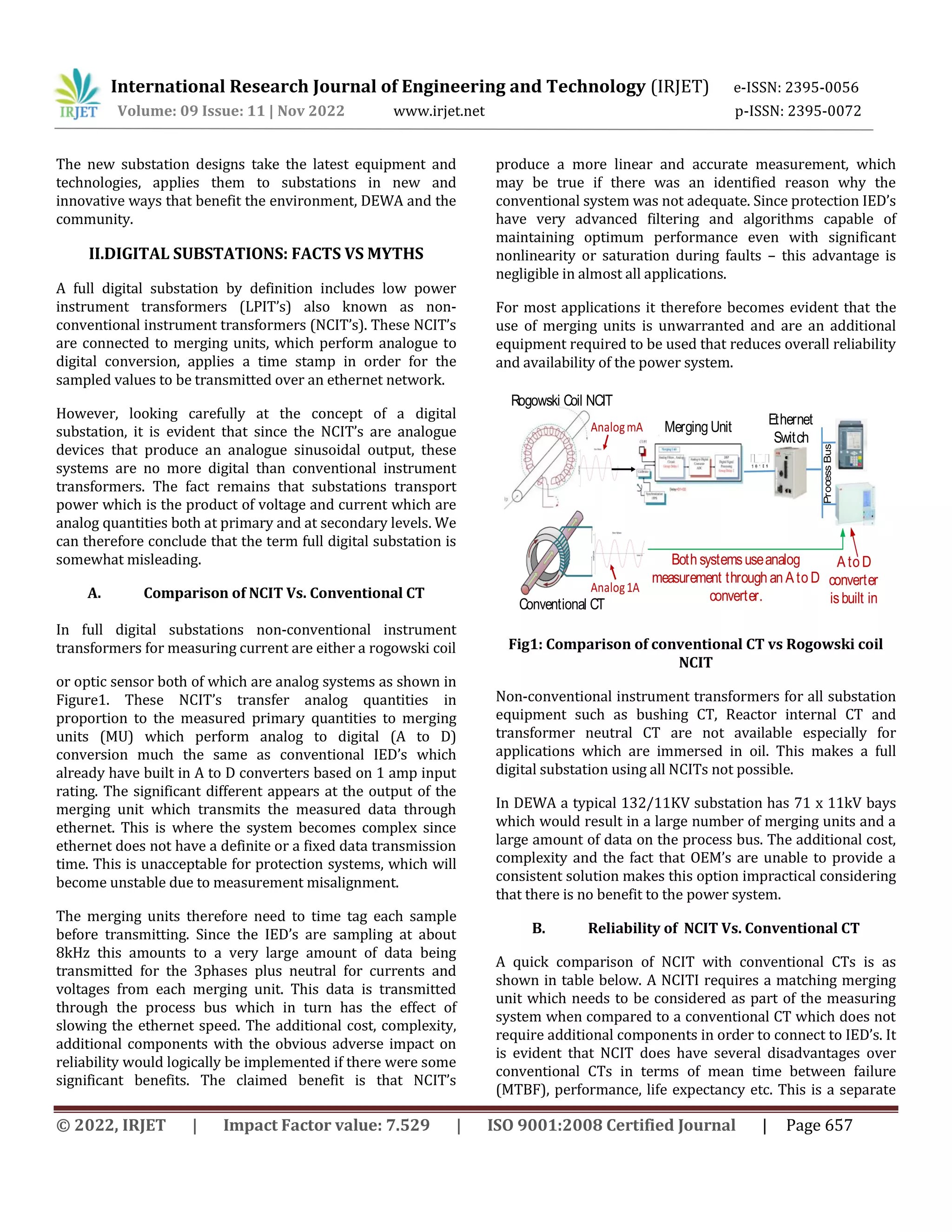 Introduction of 132/11 kV Digitally Optimized Substation for Protection ...