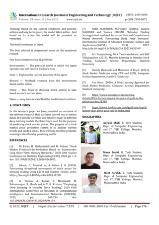 Stock Market Prediction Using Deep Learning | PDF | Stocks and Bonds | Personal Investing