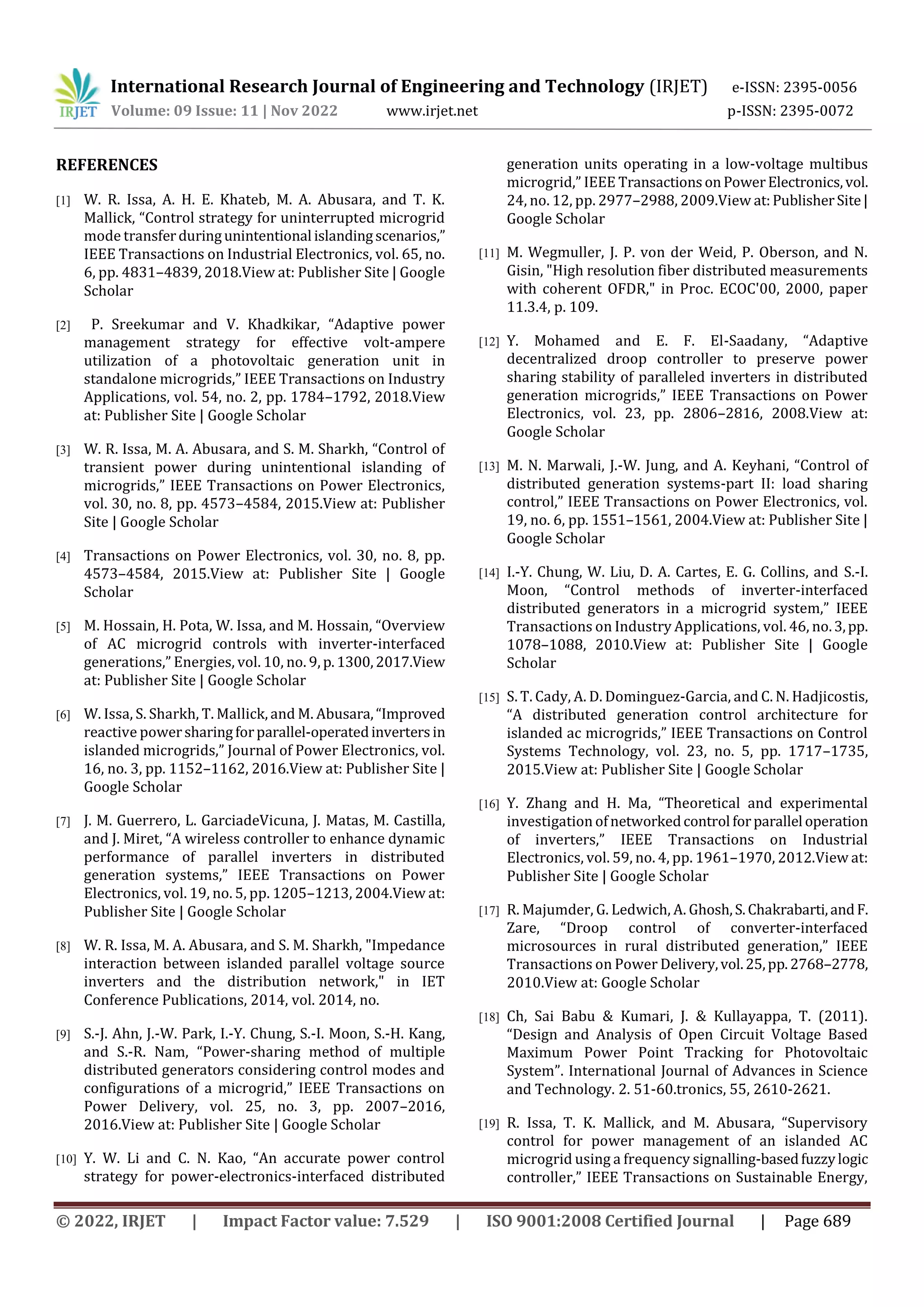 Power-Sharing of Parallel Inverters in Micro-Grids via Droop control and Virtual Impedance | PDF