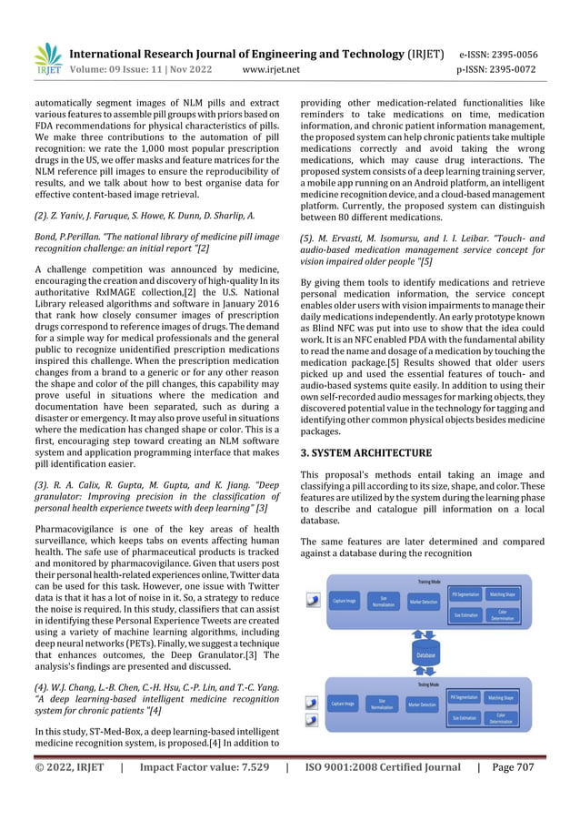 Drug Pill Recognition System Using Deep Learning | PDF | Eye and Vision ...