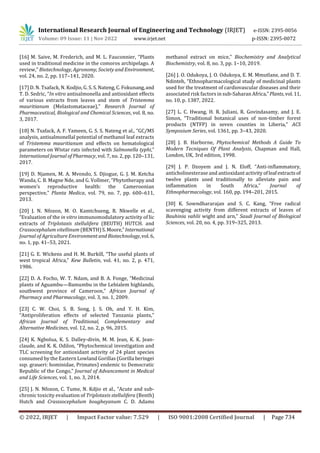 The Antimicrobial, Antioxidant and Antibacterial Effects of Seven ...