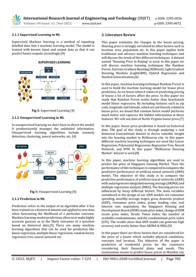 A Comparative Study on House Price Prediction using Machine Learning | PDF