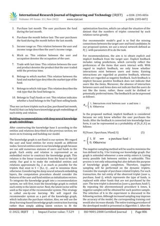 MUTUAL FUND RECOMMENDATION SYSTEM WITH PERSONALIZED EXPLANATIONS | PDF