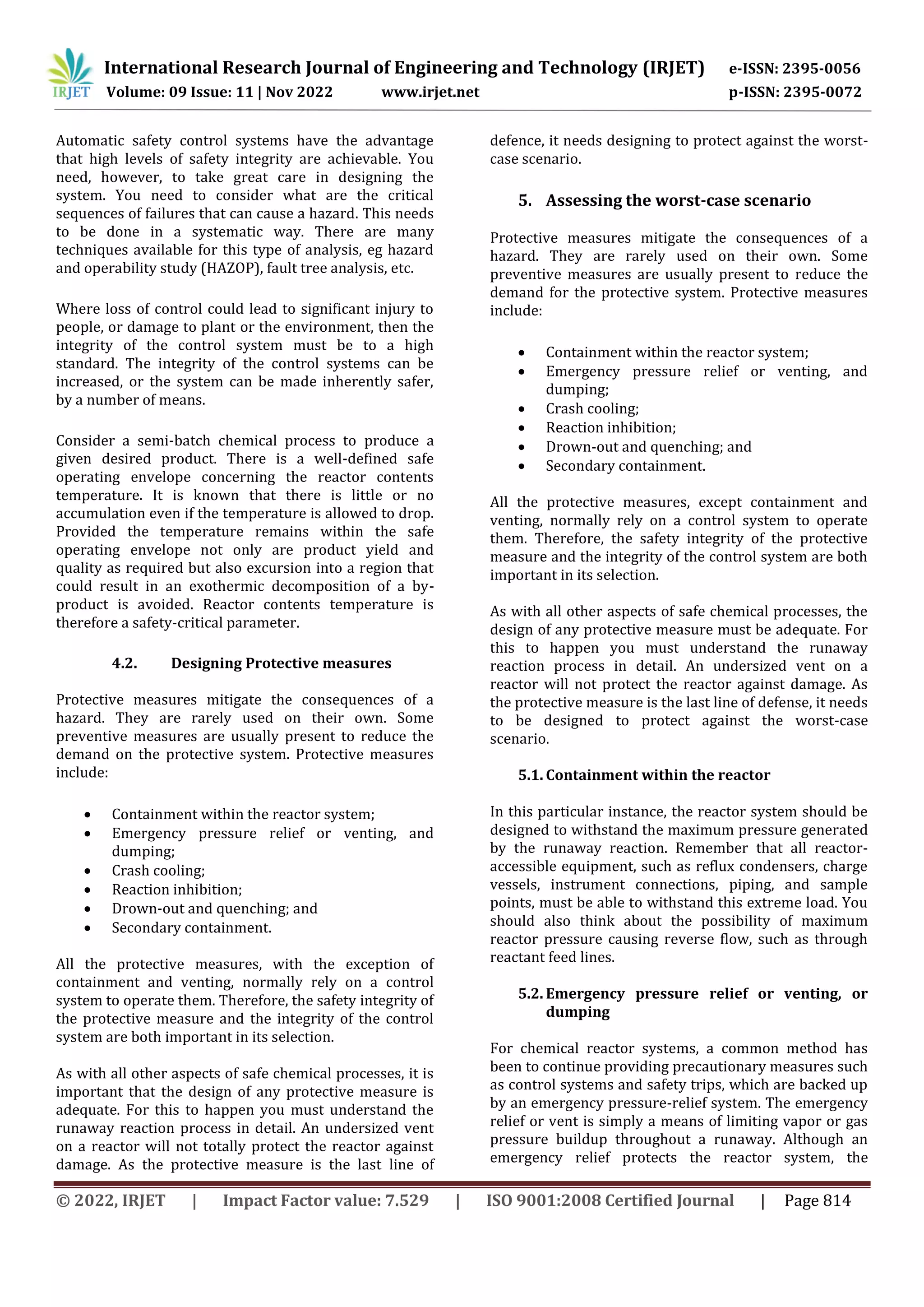 Chemical Reaction Hazards – Safety Precaution & Thermal Runaway ...