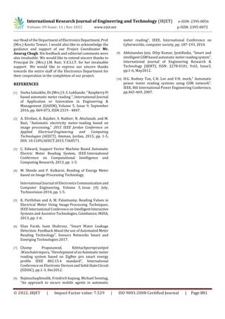 Real Time & Automated Meter Reading using Image Processing Reducing Human Error | PDF