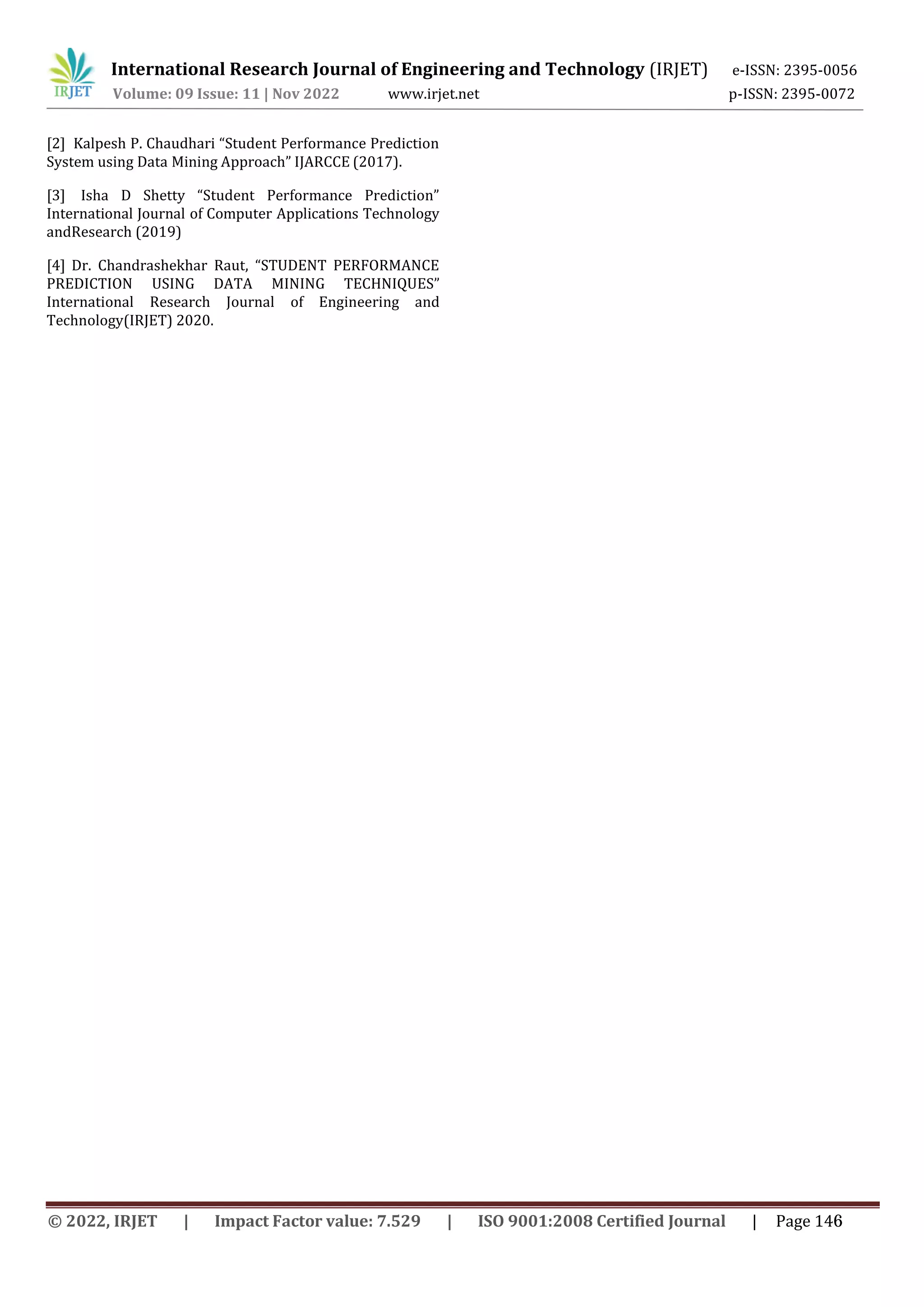 Student Performance Predictor | PDF