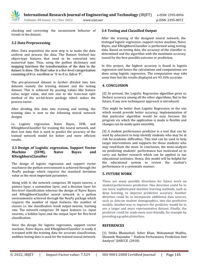 Student Performance Predictor | PDF