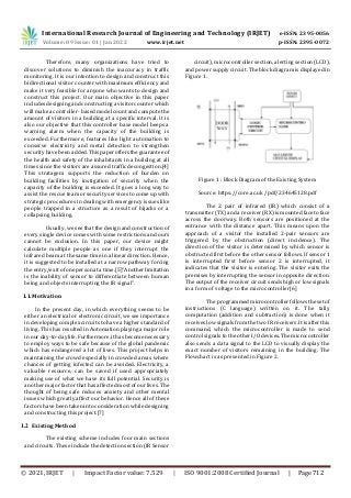 Bidirectional Visitor Counter using AT89C52 with Light Automation and Metal Detection | PDF