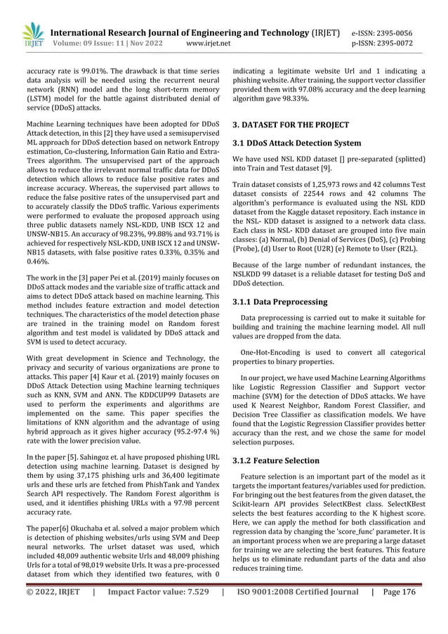 Ddos Attack Detection And Botnet Prevention Using Machine Learning Pdf