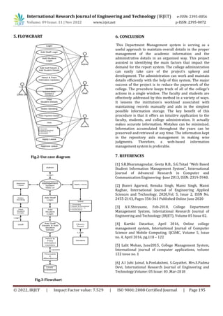 DEPARTMENT MANAGEMENT SYSTEM FOR A PARTICULAR DEPARTMENT IN THE COLLEGE | PDF