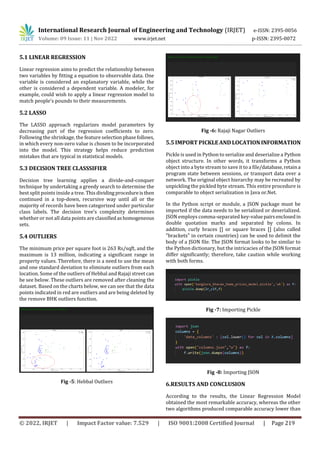HOUSE PRICE ESTIMATION USING DATA SCIENCE AND ML | PDF