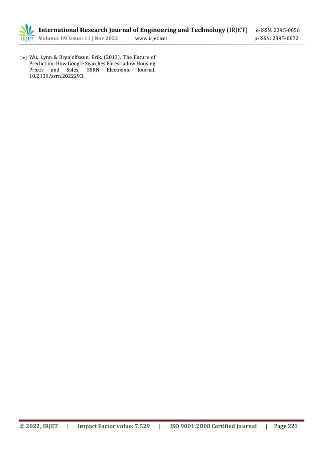 HOUSE PRICE ESTIMATION USING DATA SCIENCE AND ML | PDF