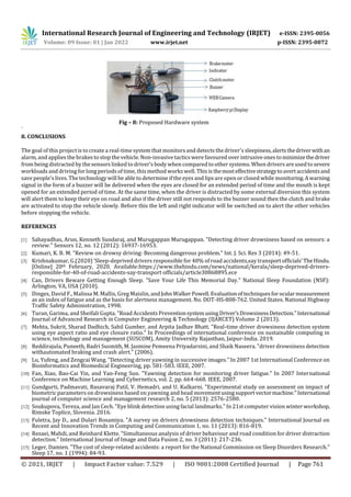 Real Time Driver Drowsiness Detection System for Road Safety | PDF