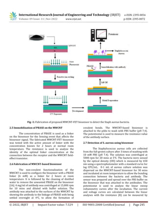 DETECTION OF STAPHYLOCOCCUS AUREUS WITH MULTI-WALLED CARBON NANOTUBE FIELD-EFFECT TRANSISTOR ...