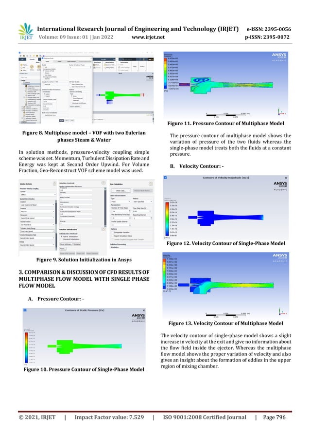 Comparison of Multiphase Flow Model and Single-Phase Flow Model of Steam Jet Ejector | PDF ...