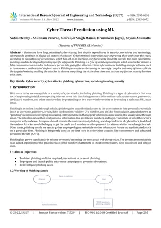Cyber Threat Prediction using ML | PDF