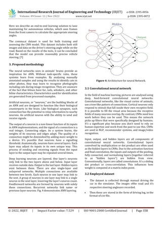 Predicting Steering Angle for Self Driving Vehicles | PDF
