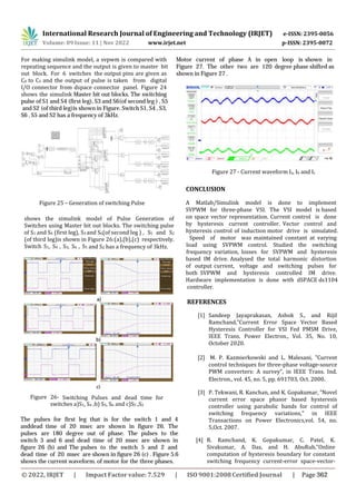 Performance Analysis Of Induction Motor For Voltage Mode And Current Mode Control | PDF