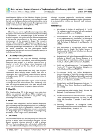 JOB SAFETY ANALYSIS ON POWER PRESS MACHINE | PDF