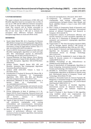 Execution Analysis of Different Cryptographic Encryption Algorithms on Different File Sizes on ...