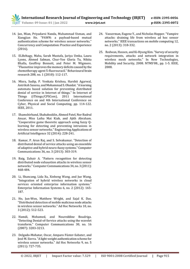 Detecting Various Black Hole Attacks By Using Preventor Node In Wireless Sensor Networks Pdf