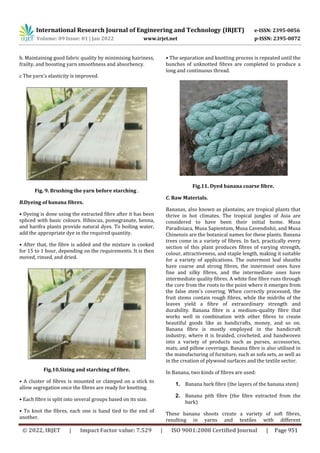 Banana Fiber Extraction Machine | PDF