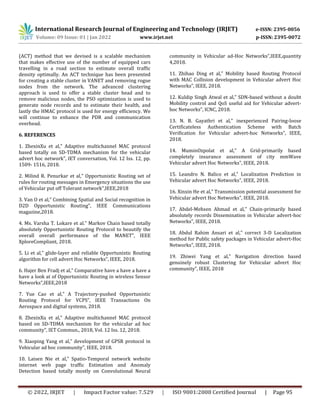 ACT: Securing Vanet Against Malicious Vehicles Using Advanced Clustering Technique | PDF