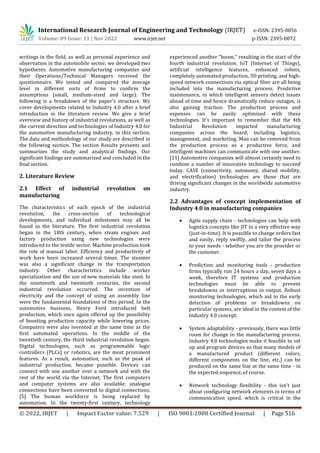 TITLE: REVIEW PAPER ON AUTOMATION INDUSTRY, INDUSTRY 4.0 | PDF