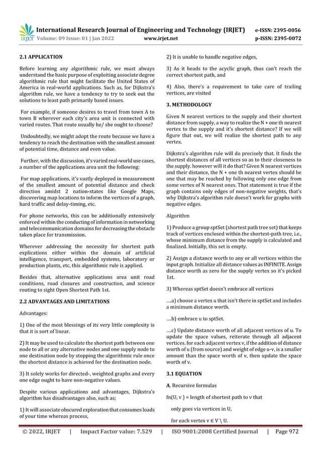 Dijkstra Shortest Path Visualization | PDF