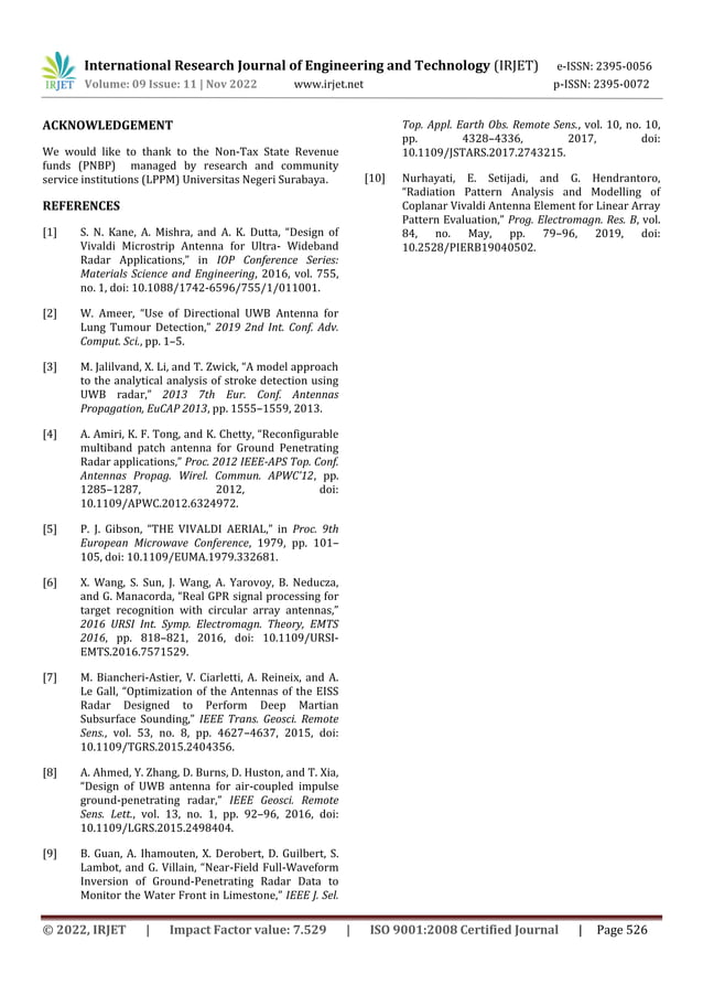 Design of Coplanar Vivaldi Antenna with Metamaterial and Dome Lens for ...