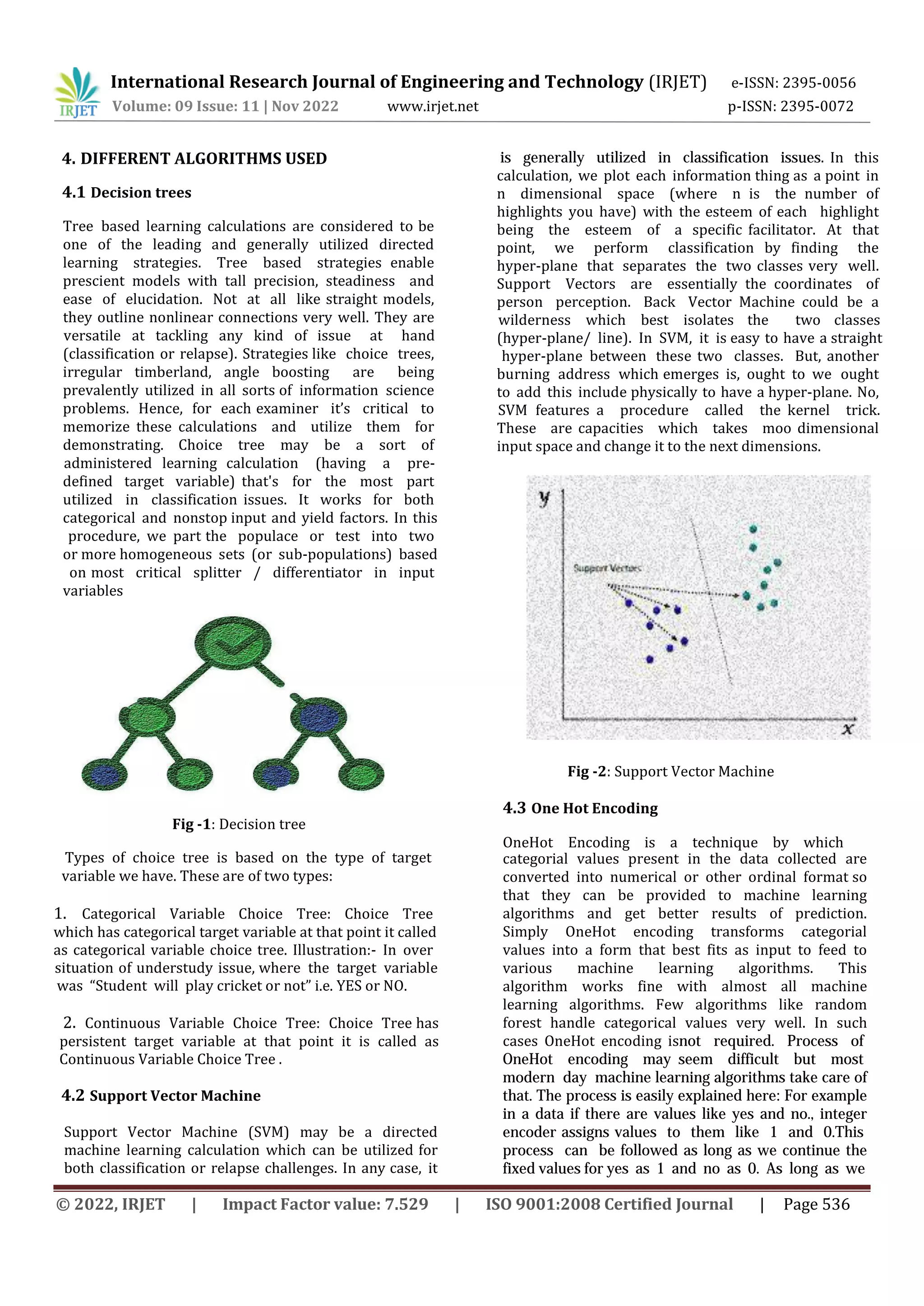 Student’s Career Interest Prediction using Machine Learning | PDF